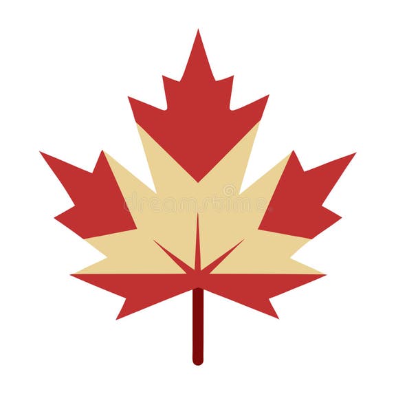Maple Leaf Vector Art Illustration Stock Vector - Illustration of ...