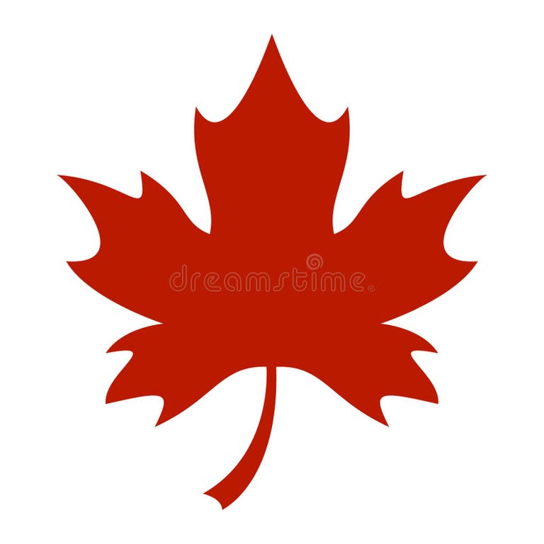 Maple Leaf Vector Icon stock vector. Illustration of nature - 52402758