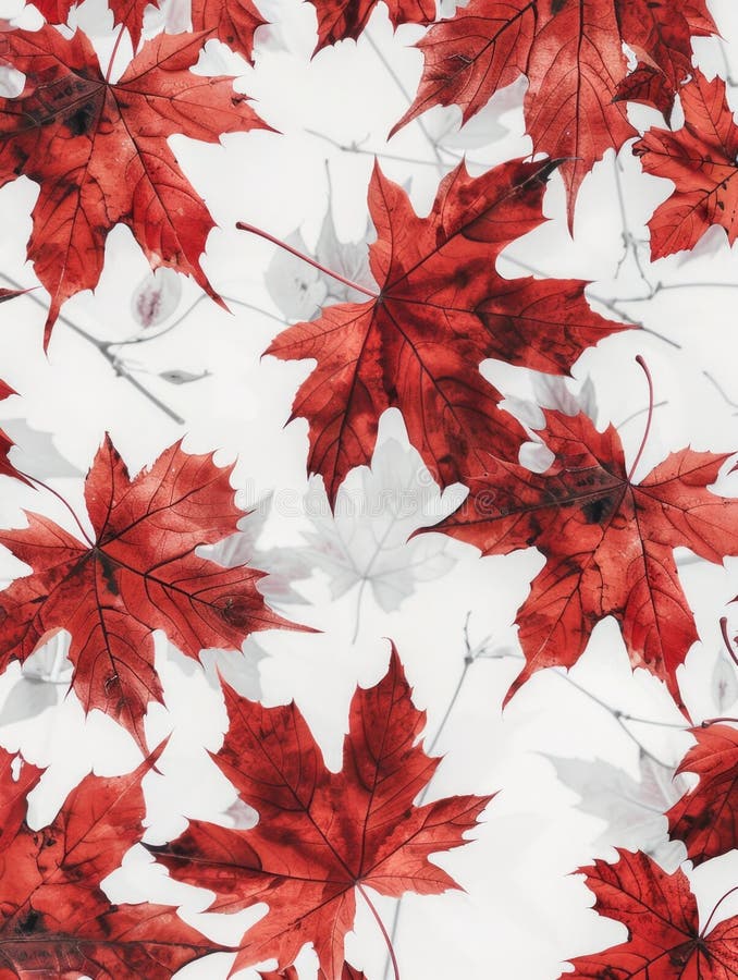 Maple Leaves Close-up stock photo. Image of outdoors - 372250110