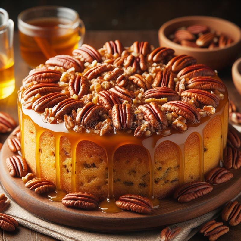 Maple Pecan Cake: Sweetened with Maple Syrup and Studded with Pecans ...