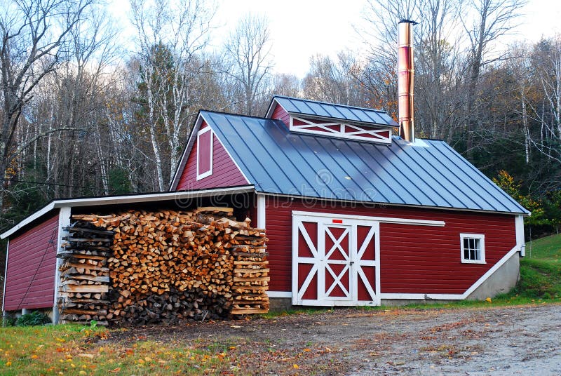 Sugar shack in fall stock photo. Image of house, autumn - 35027980