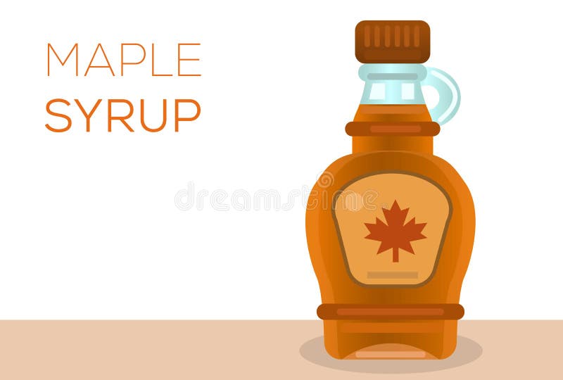 Maple Syrup Bottle Icon. Maple Syrup Bottle Ilustration Stock Vector ...