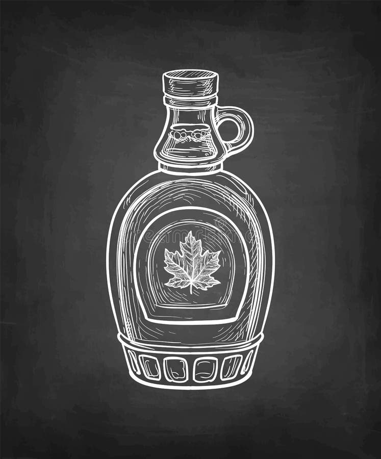 Maple Syrup Bottle Sketch Stock Illustrations – 75 Maple Syrup Bottle ...