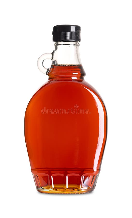 Canadian Maple Syrup in a Glass Bottle, Made from the Sap of Maple ...