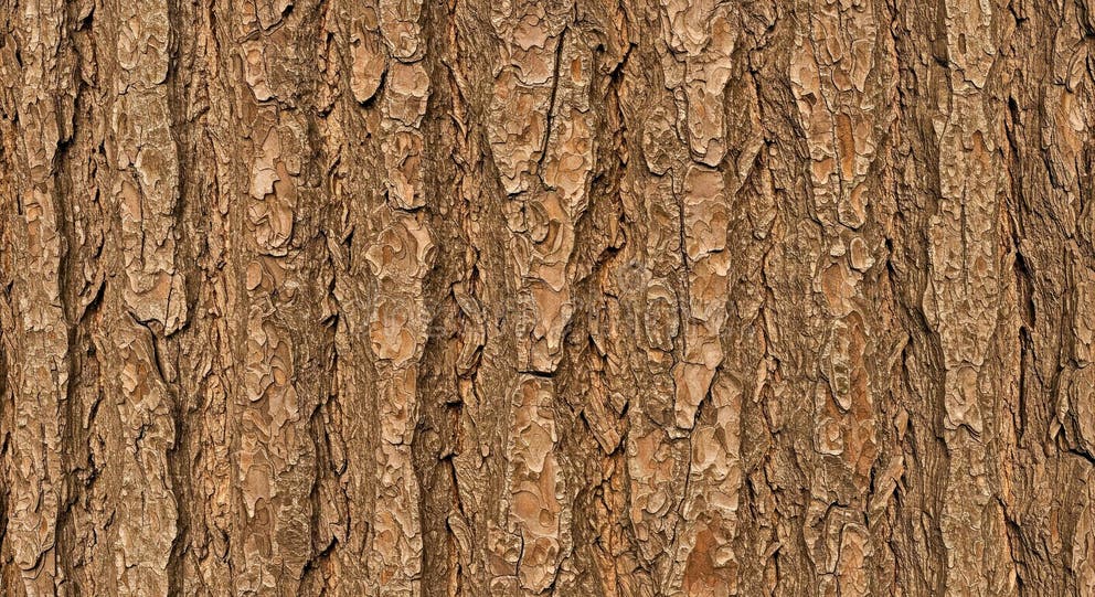Maple Tree Bark Texture with Subtle Vertical Grooves and a Warm Brown ...