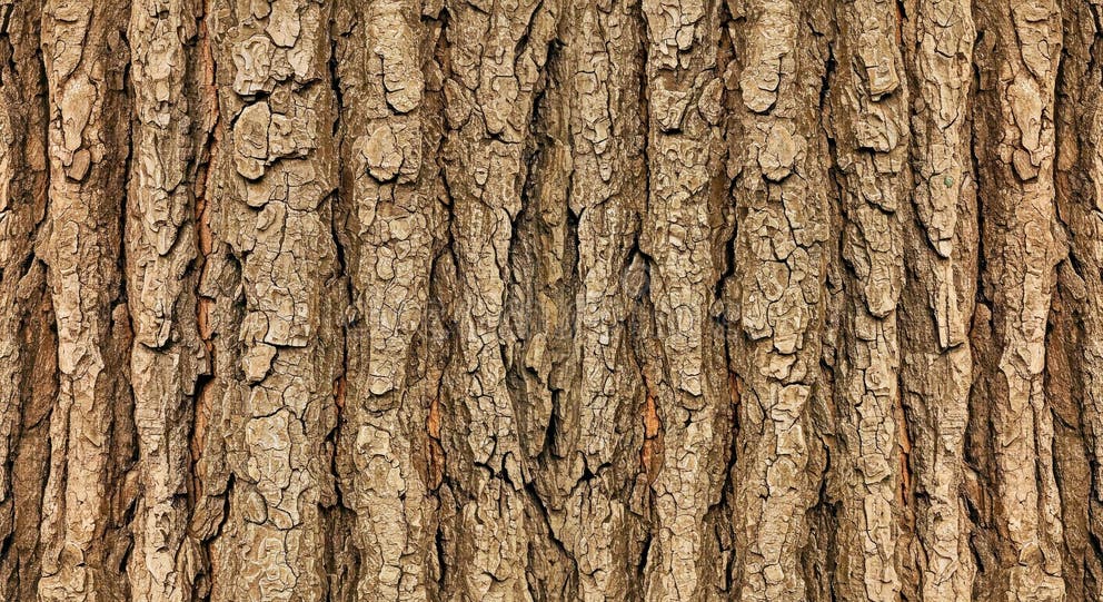 Maple Tree Bark Texture with Subtle Vertical Grooves and a Warm Brown ...