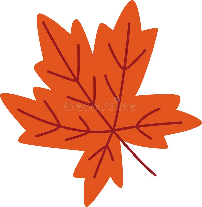Maple Tree Leaf stock vector. Illustration of natural - 284455750