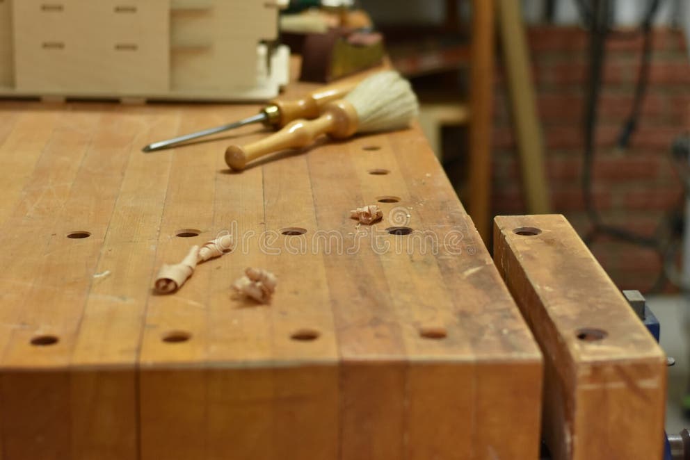 Maple Workbench stock photo. Image of craftsman, wood - 100680028