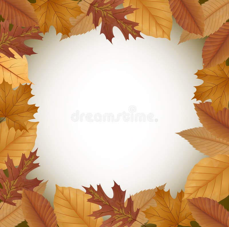 Maples Leaves Decorated Poster, Banner or Flyer Design Stock Vector ...