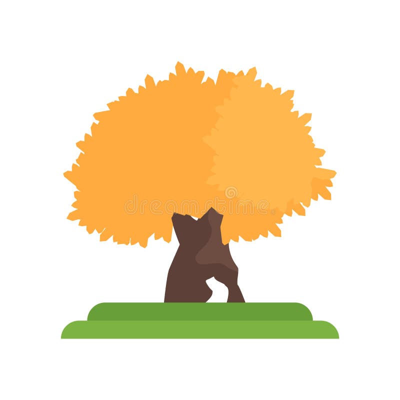 The Maples Tree Icon Vector Sign and Symbol Isolated on White Ba Stock ...