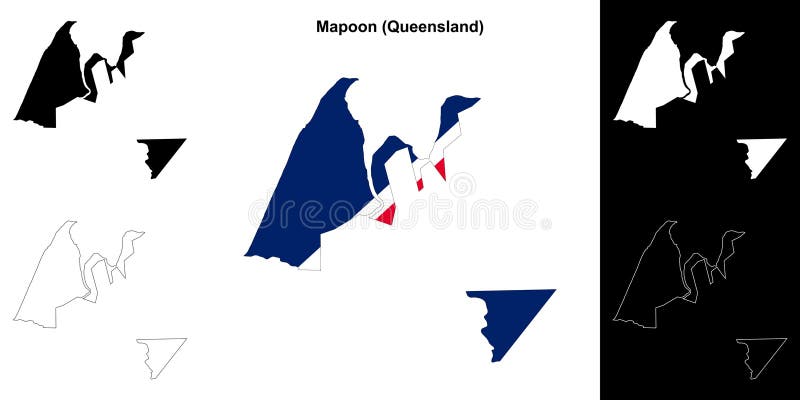 Mapoon Outline Stock Illustrations – 2 Mapoon Outline Stock ...
