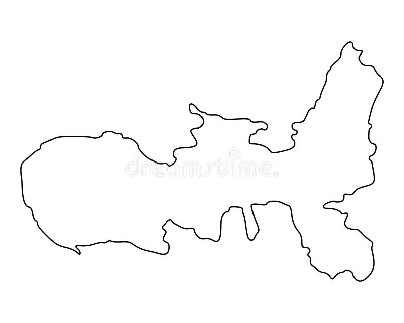 Mappa di Elba illustrazione vettoriale. Illustrazione di elba - 80384130