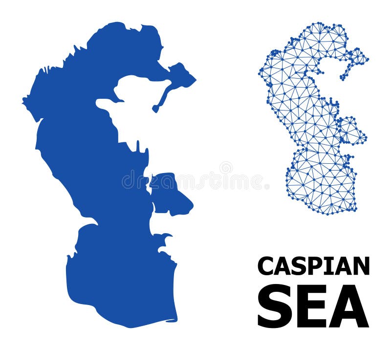 Mappa Solida E Di Rete Del Mar Caspio Illustrazione Vettoriale ... Mappa Solida E Di Rete Del Mar Caspio Illustrazione Vettoriale ...