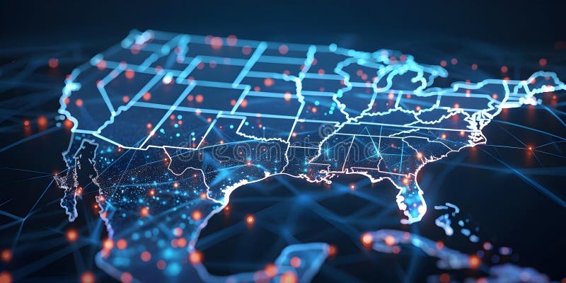 Mapping America S Digital Connectivity: a Global Network for Cyber ...