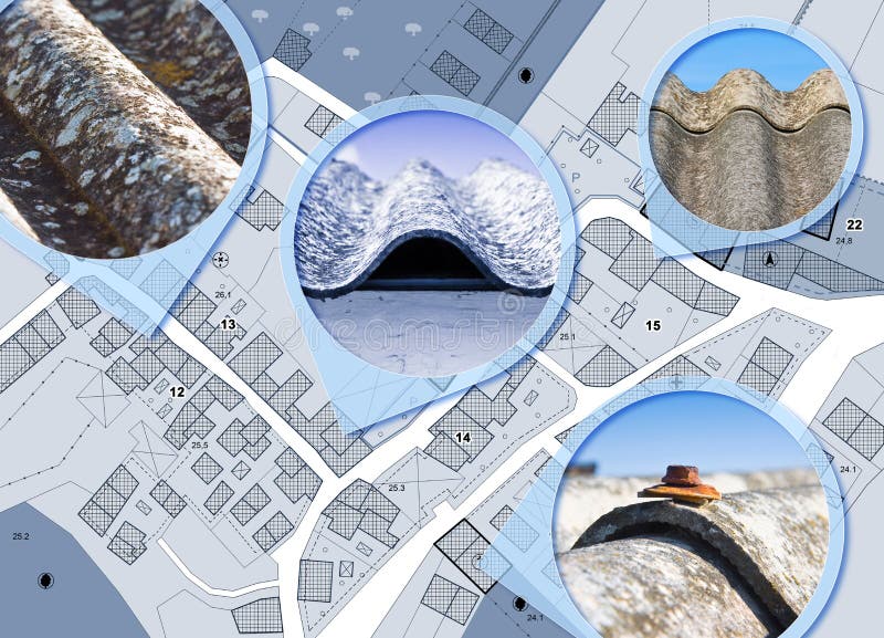 Asbestos Containing Spray-on Insulation on Metal. Stock Photo - Image ...