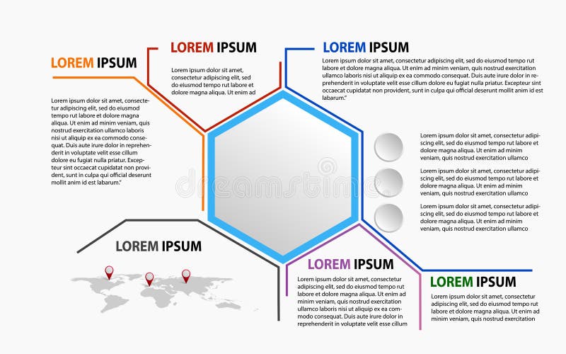 Mapping Detailed Template. Infographic Concept Stock Vector ...