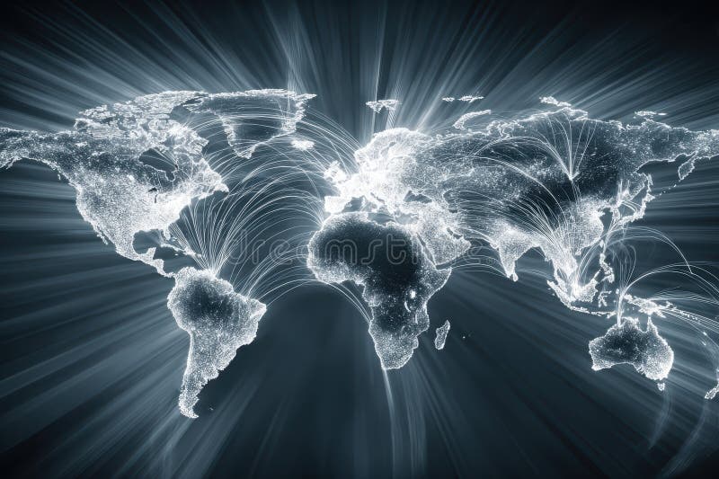 Mapping Global Connectivity Nighttime Aerial Data Flow Across ...