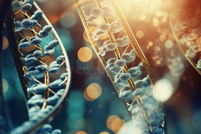 Mapping the Human Genome Illustration . AI Generated Stock Illustration ...