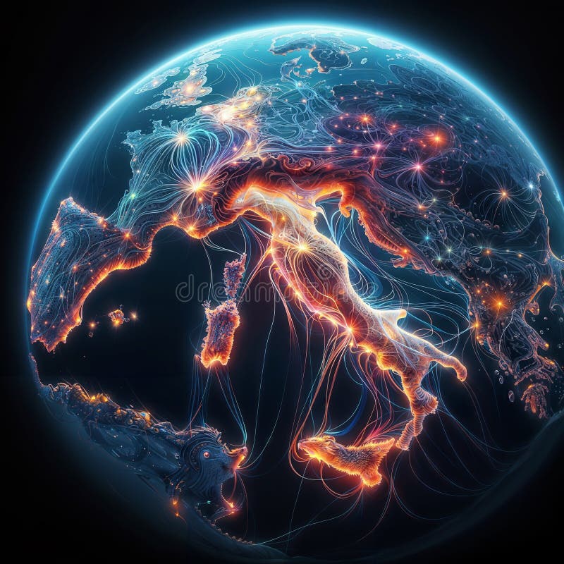 Mapping Illuminated Pathways of Italy S Power, Generative Ai Stock ...
