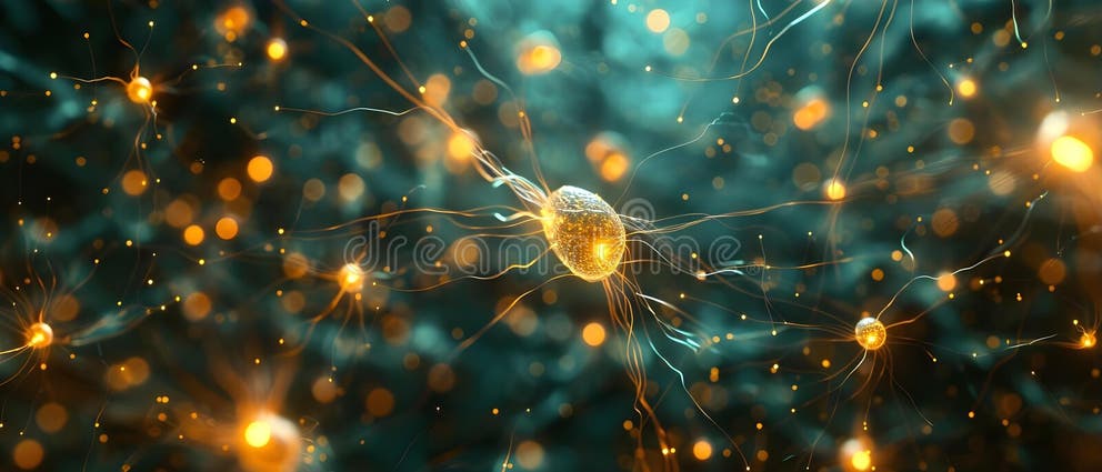 Mapping The Intricate Neural Pathways In A Brain Scan Depicting Nerve Function And Cognitive