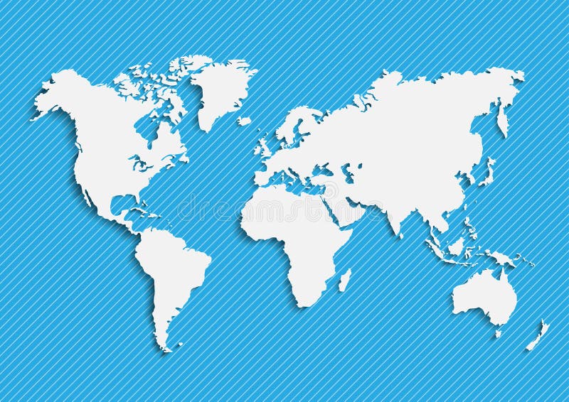 Maps of the Earth`s. World Map, Continents, Vector Illustration Stock ...