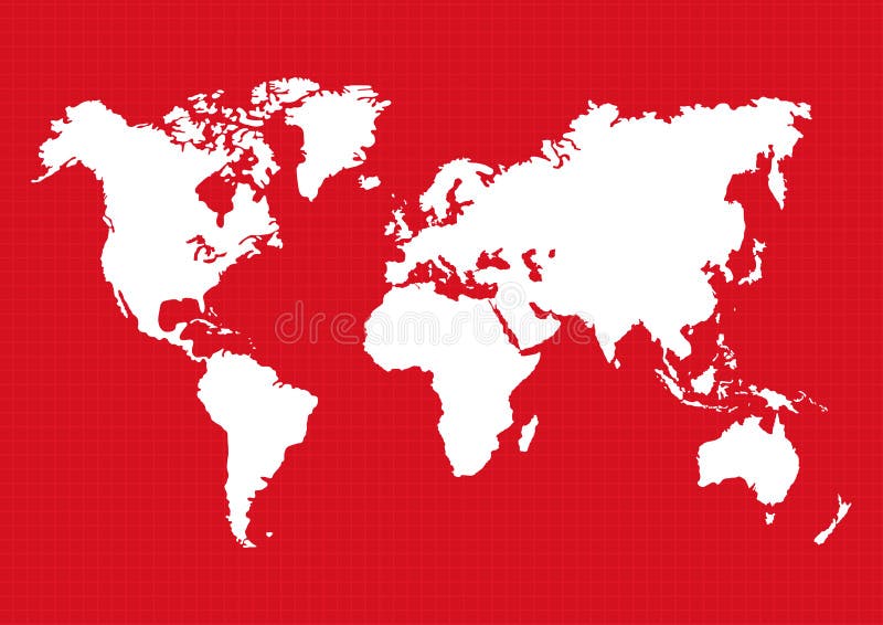 Maps of the Earth`s. World Map, Continents, Vector Illustration Stock ...