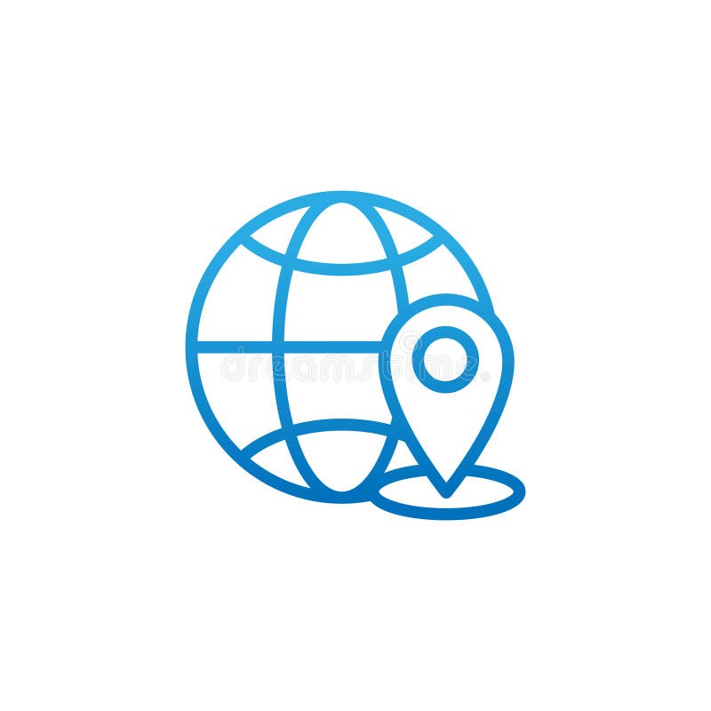 Maps Location Icon Vector Design Illustration. Maps Icon Simple Icon ...
