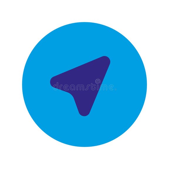 Maps and Navigation Gps Arrow Stock Vector - Illustration of direction ...