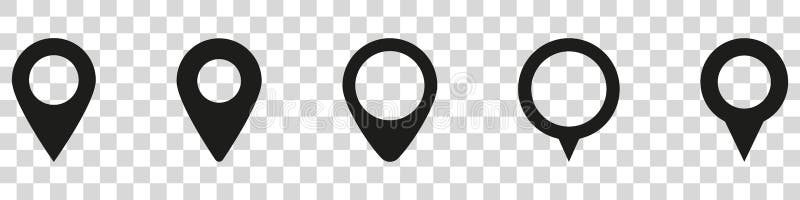 Maps Pin. Location Map Icon Stock Vector - Illustration of flat ...