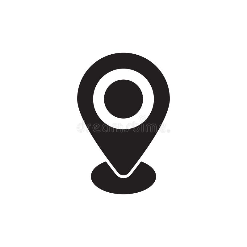 Maps Pin. Location Map Icon Stock Vector - Illustration of pinpoint ...