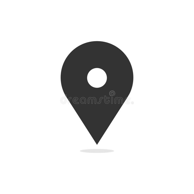 Maps Pin. Location Pin. Location Map Icon. Pin Icon Vector Isolated on ...