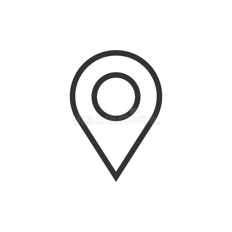 Maps Pin. Location Pin. Location Map Icon. Pin Icon Vector Isolated On ...
