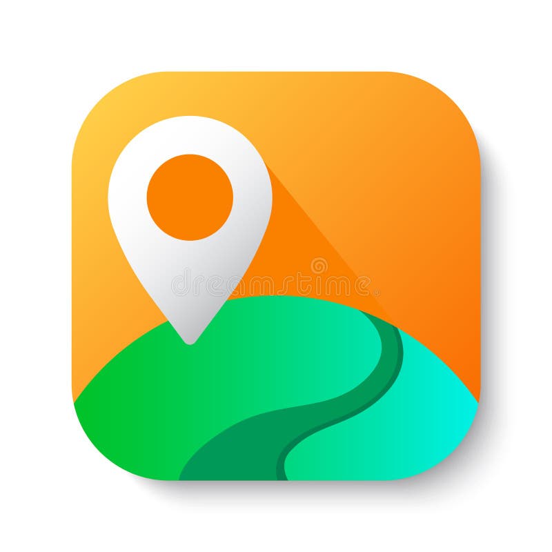 Maps stock vector. Illustration of button, icon, global - 123116403