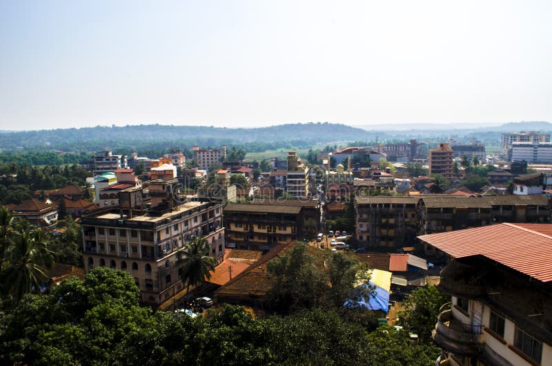 Mapusa, Goa, India. Elephant Statue Near the Shree Ganesh Mandir ...