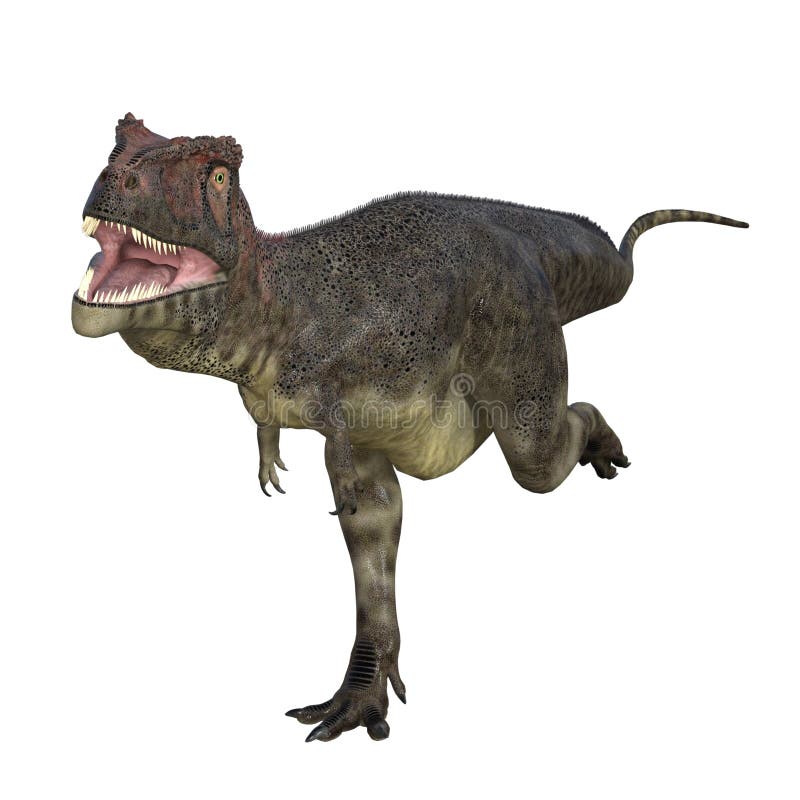 Mapusaurus Dinosaur Isolated on Tranparent Stock Image - Illustration ...