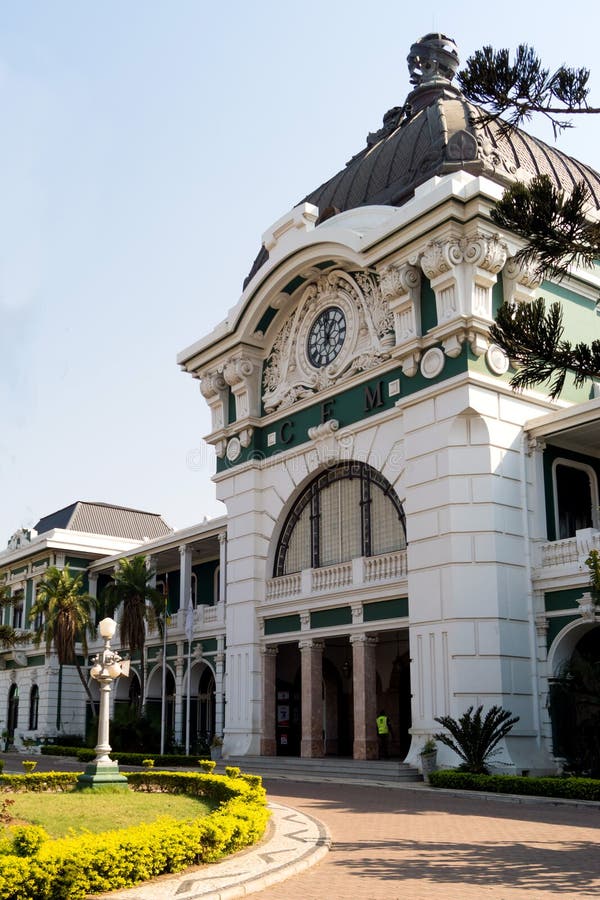 Maputo Central Train Station, Railway Station Also Known As CFM ...