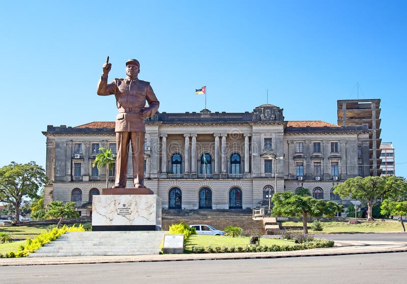 City Hall in Maputo, Mozambique Stock Photo - Image of civil, city ...