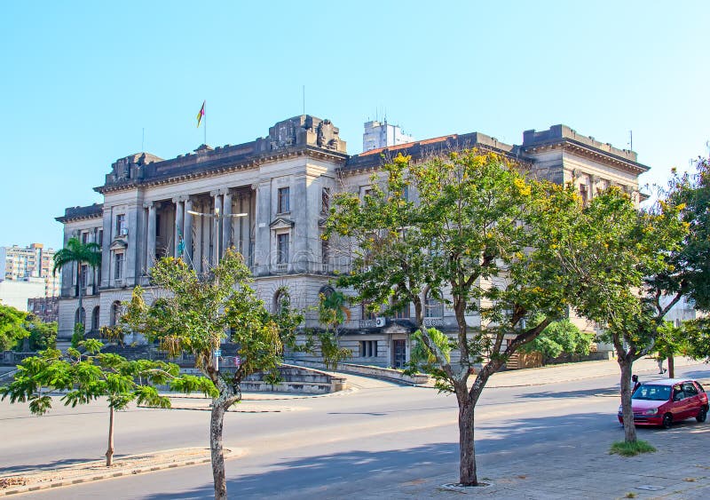 City Hall in Maputo, Mozambique Stock Photo - Image of civil, city ...
