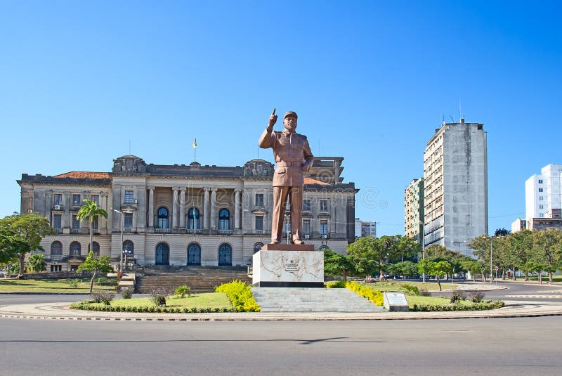 City Hall in Maputo, Mozambique Stock Photo - Image of civil, city ...