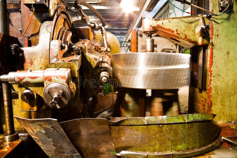 Maquinaria industrial foto de stock. Imagem de planta - 13918396