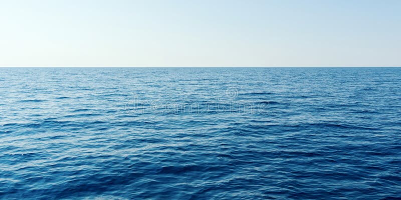 Mar Azul Y Cielo Claro Mar Del Caribe Imagen de archivo - Imagen de ...