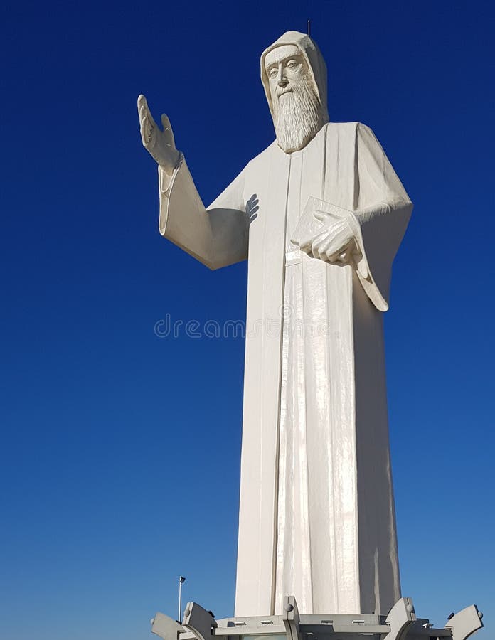 Mar Charbel Statue stock photo. Image of tourism, statue - 198503742