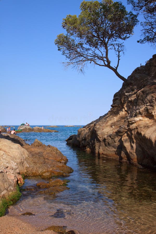 Mar con las rocas imagen de archivo. Imagen de orilla - 10560695