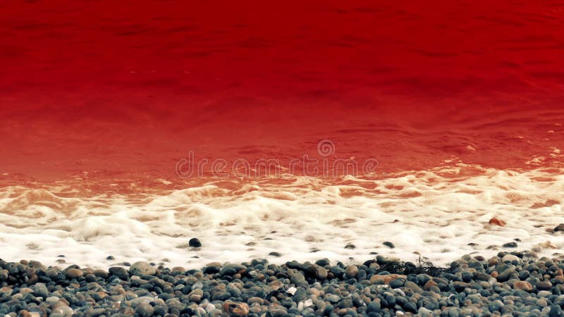 Mar de la sangre metrajes. Vídeo de negativo, ataque - 48415568