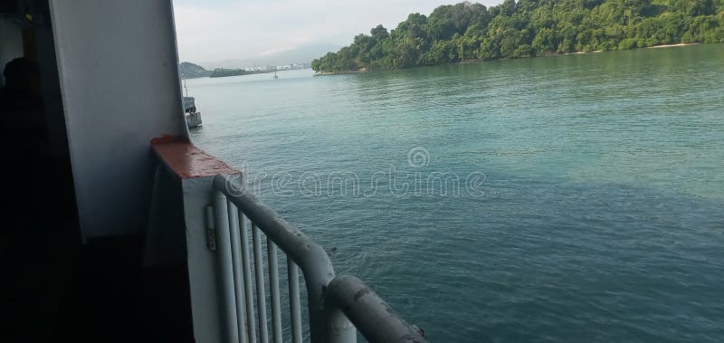 Mar Entre Java Y La Isla Sumatera De Indonesia Foto de archivo - Imagen ...