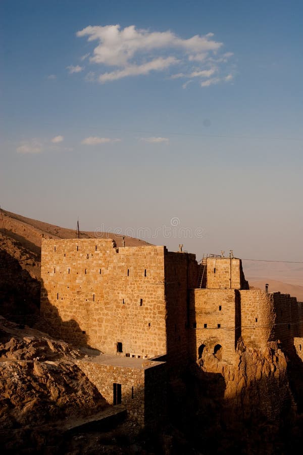 Mar Musa Monastery In Syria Stock Photo - Image of historical, convent ...