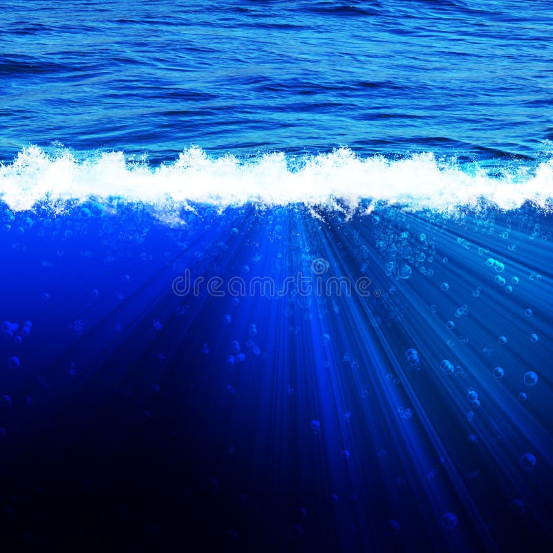 Mar profundo. foto de archivo. Imagen de redondo, elemento - 25839210
