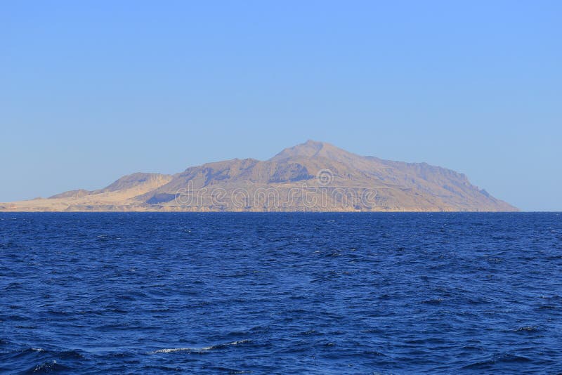 Mar Rosso Ed Isola Di Tiran Immagine Stock - Immagine di africa ...