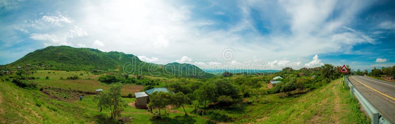 Mara Region Panorama stock image. Image of africa, road - 51040637