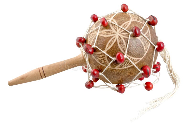 Maraca stock image. Image of isolated, maraca, shake - 16926367